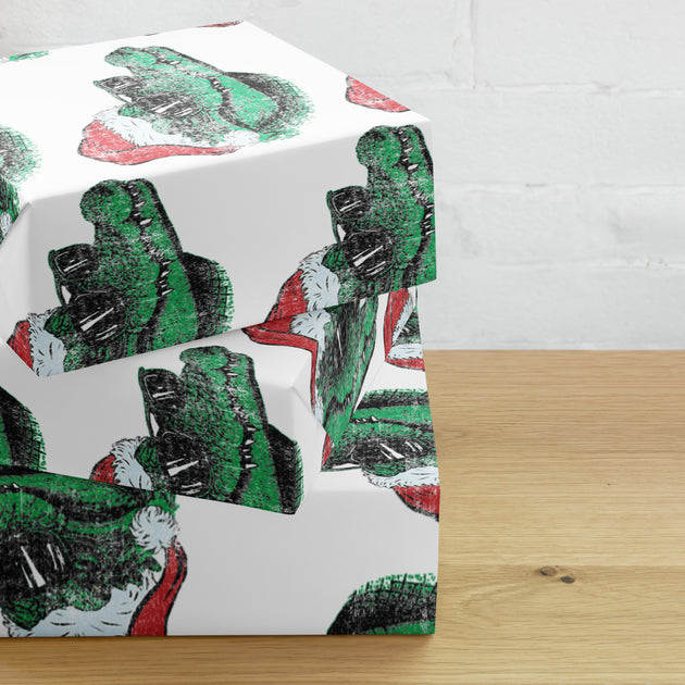 Santa Gator Claus Wrapping Paper – NOLA REPUBLIC T-SHIRT CO.