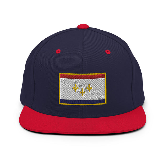 NOLA Flag Snapback Hat | NOLA REPUBLIC T-SHIRT CO.